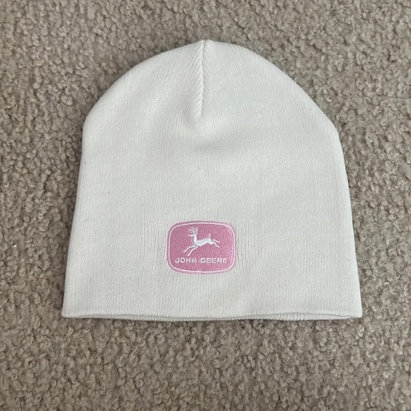 John Deere | Accessories | John Deere Beanie Cream Color With A Light ...